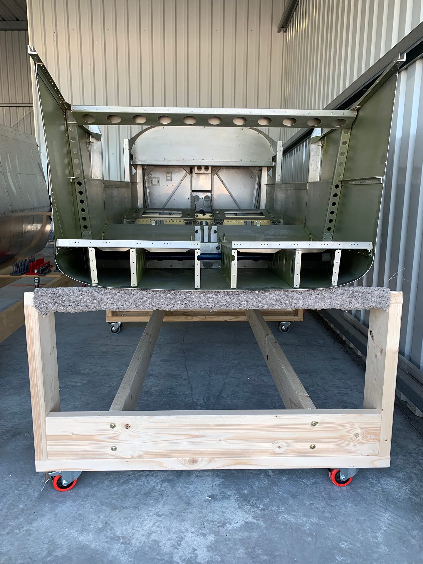 Electrical work and new fuselage cradle - ouRV-10